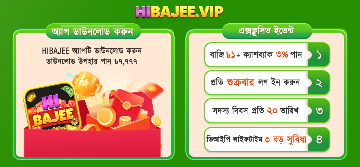 Hi Bajee Login App - Daily Login Get 168৳ upto 6,999,999৳ Taka